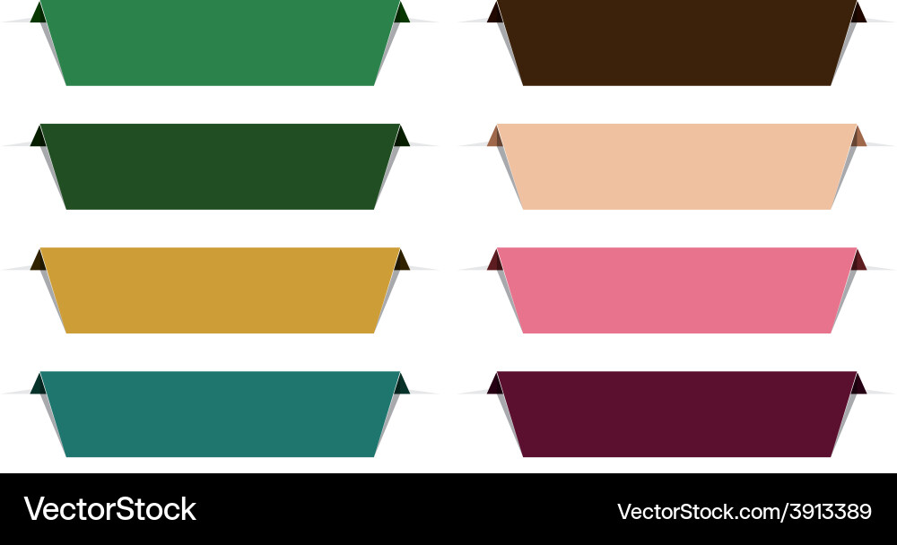 Color paper labels Royalty Free Vector Image - VectorStock