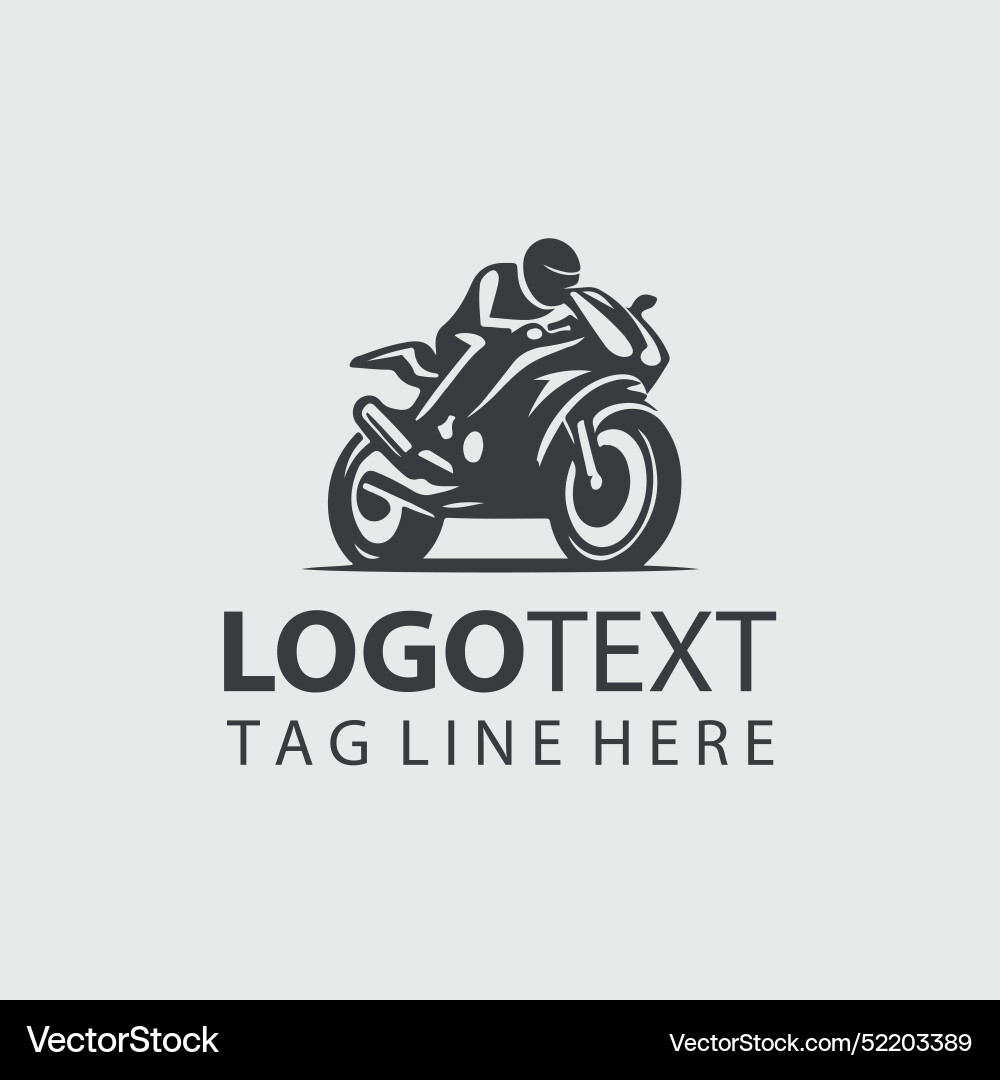 Fast bike logo Royalty Free Vector Image - VectorStock