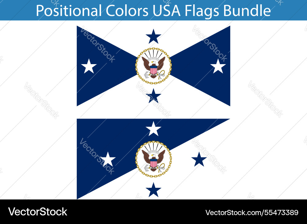 Positional colors usa flags bundle premium quality