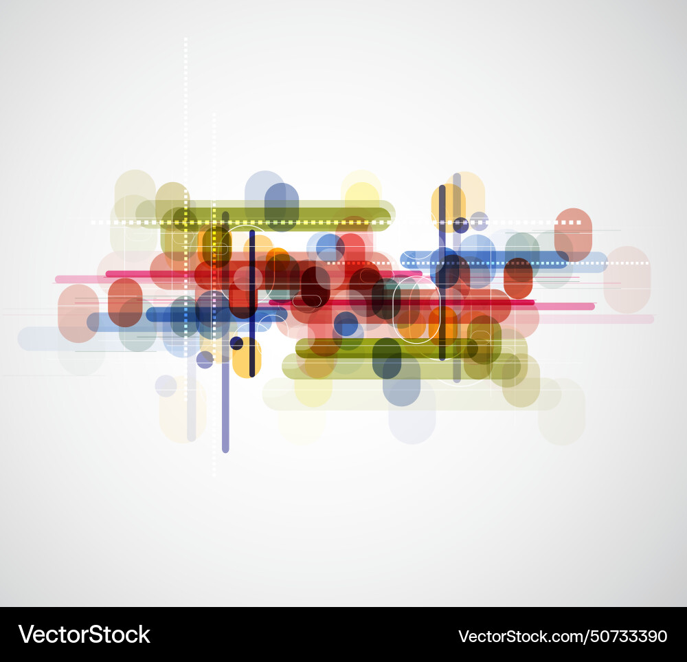 Abstract circle technology dinamic fade background