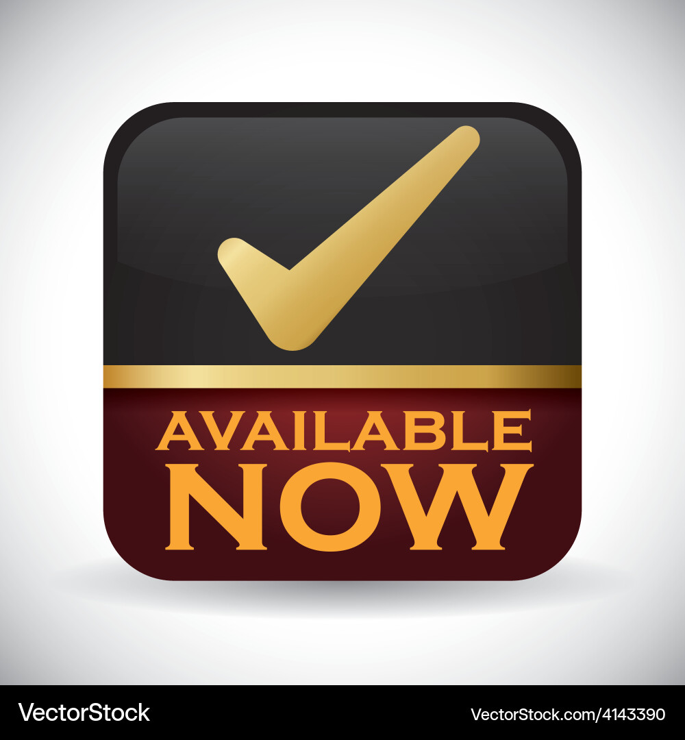 Available label design Royalty Free Vector Image