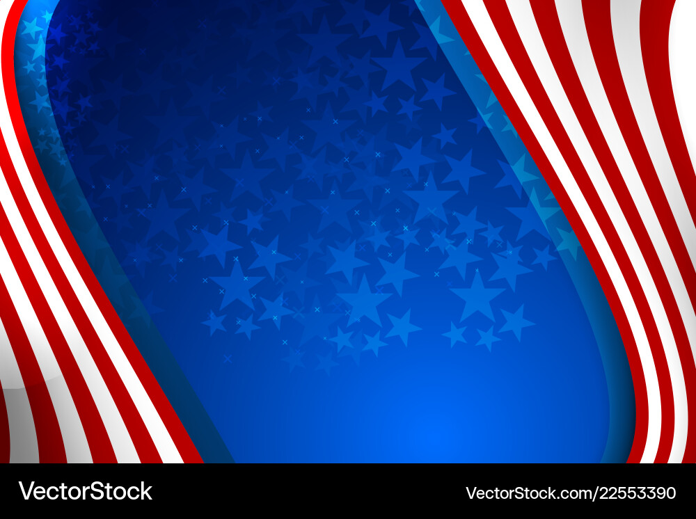 Usa background Royalty Free Vector Image - VectorStock