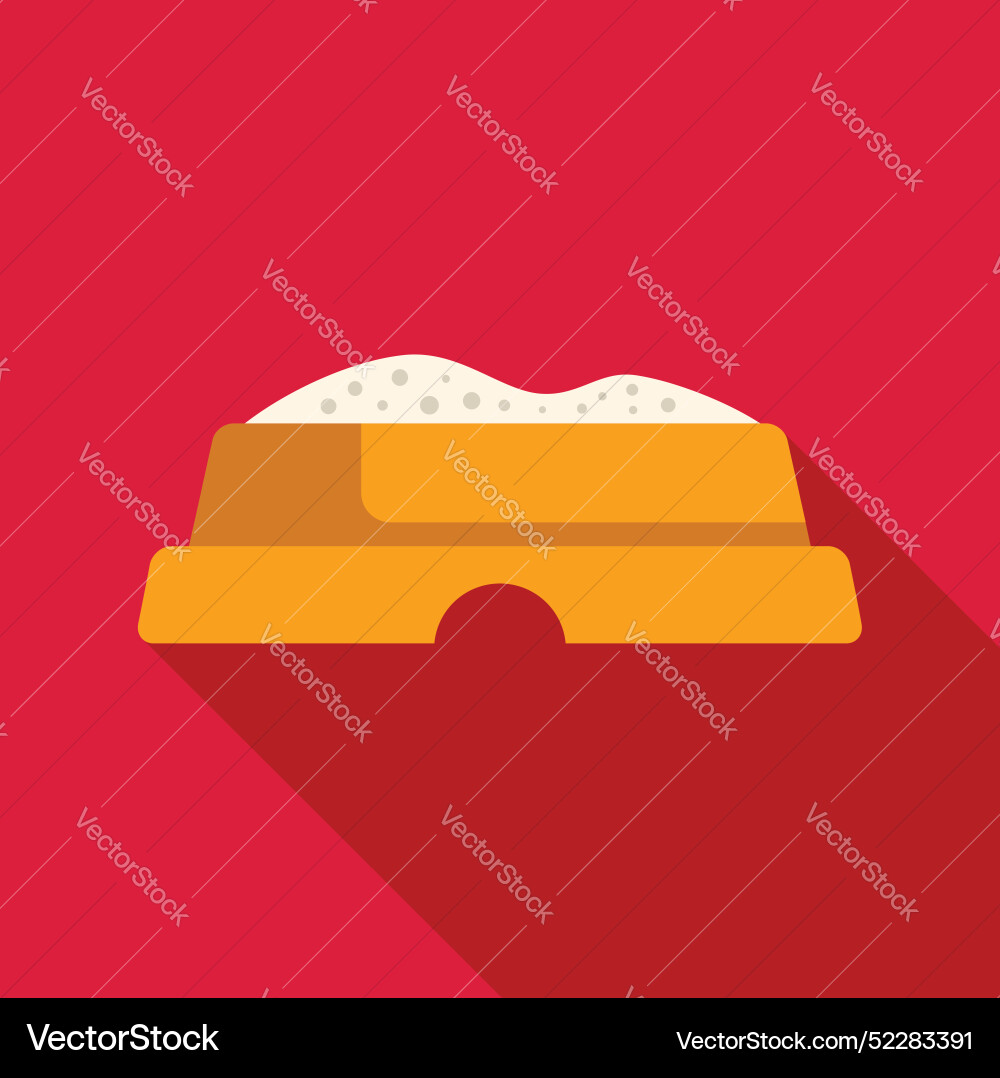 Full cat litter box being ready for using Vector Image