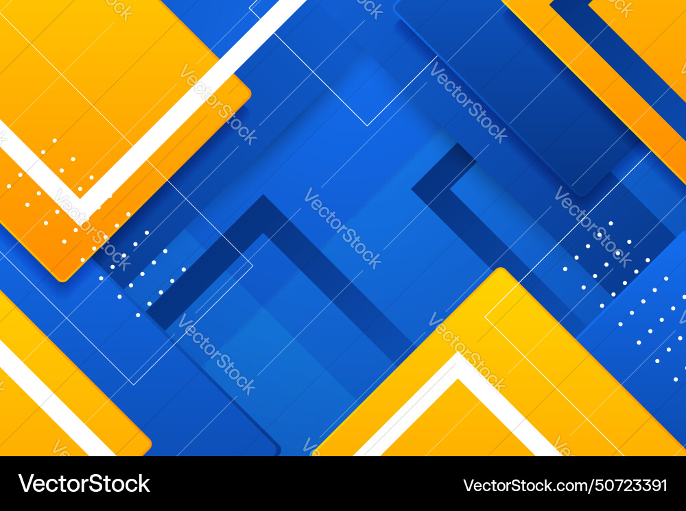 Paper style square shape background Royalty Free Vector