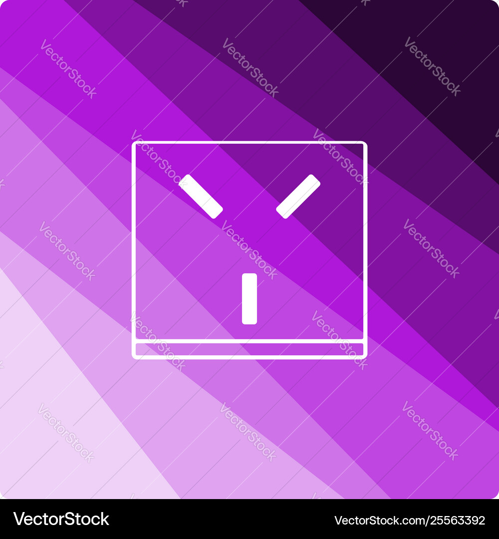 Israel electrical socket icon Royalty Free Vector Image