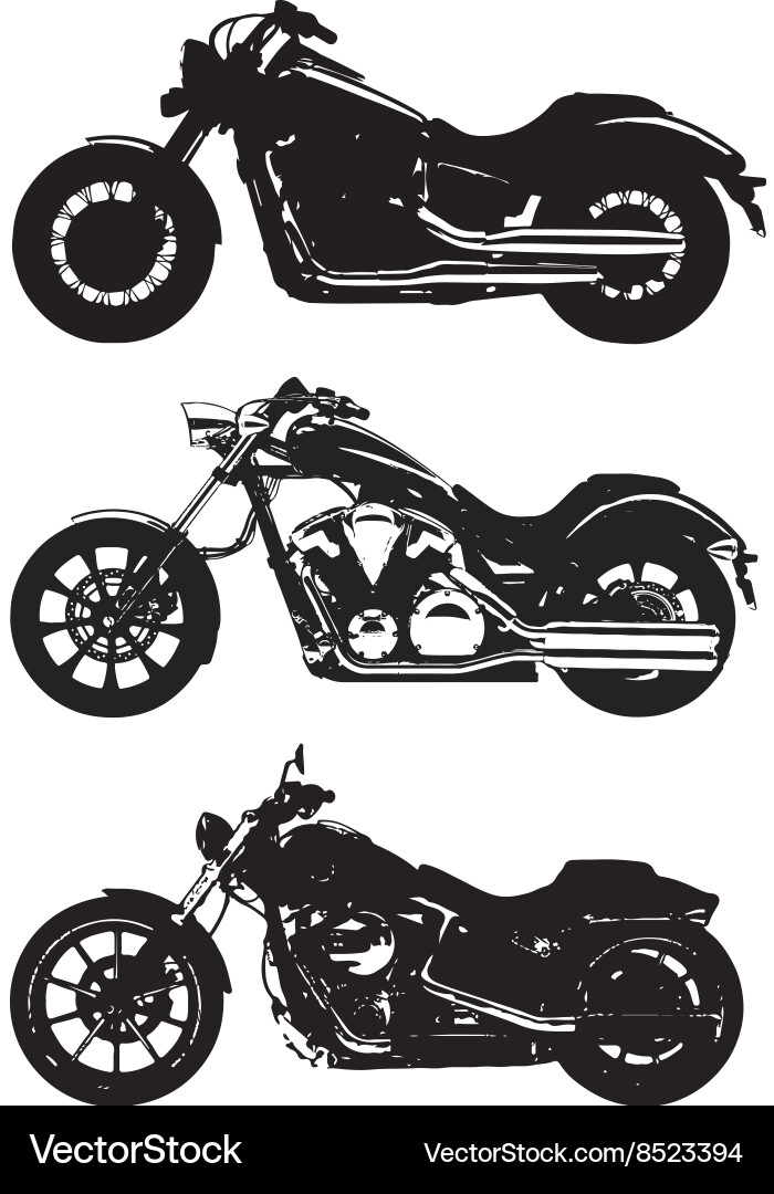 Big bike Royalty Free Vector Image - VectorStock