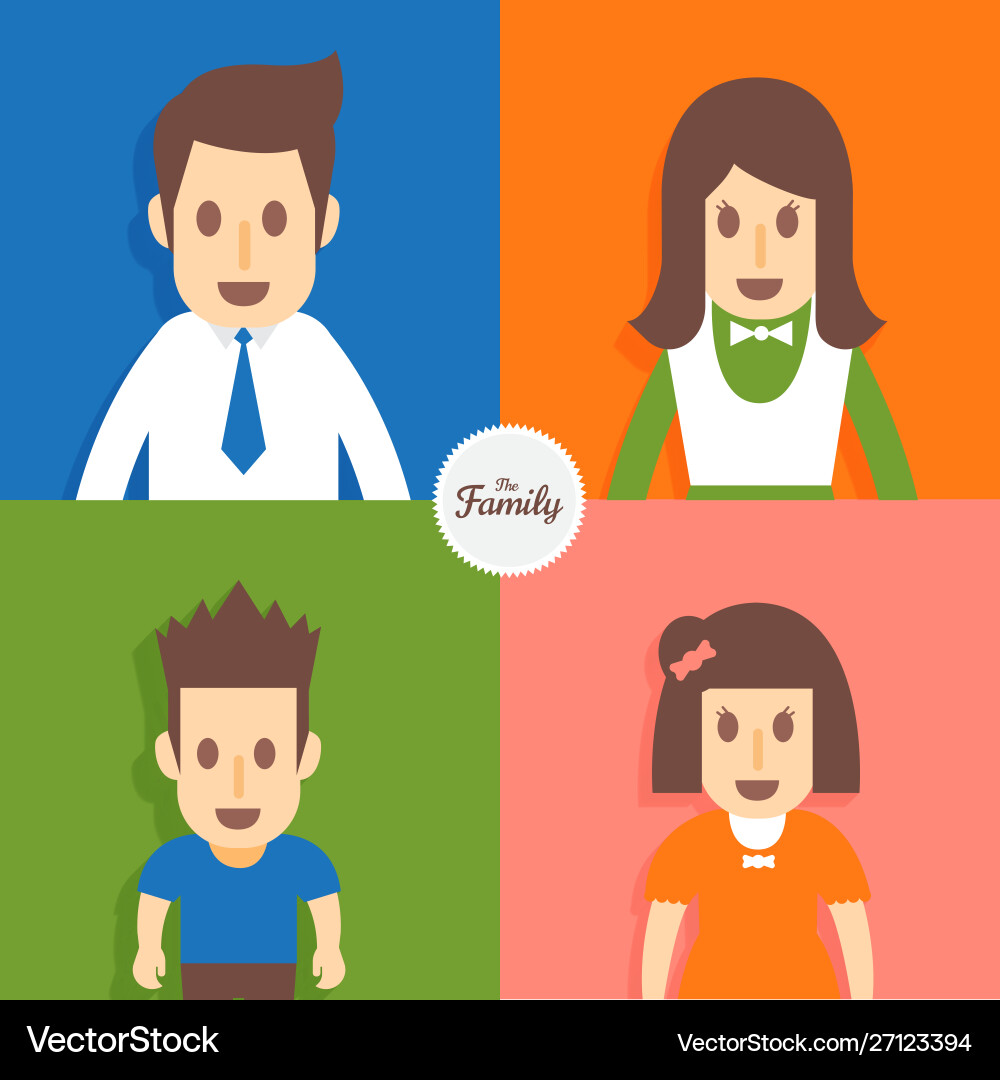 Family Royalty Free Vector Image - VectorStock