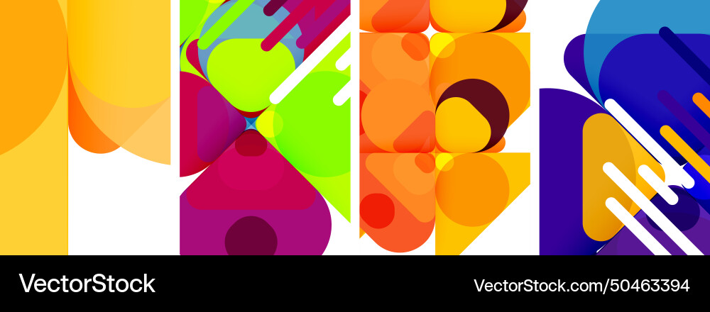 Geometric elements abstract backgrounds Royalty Free Vector