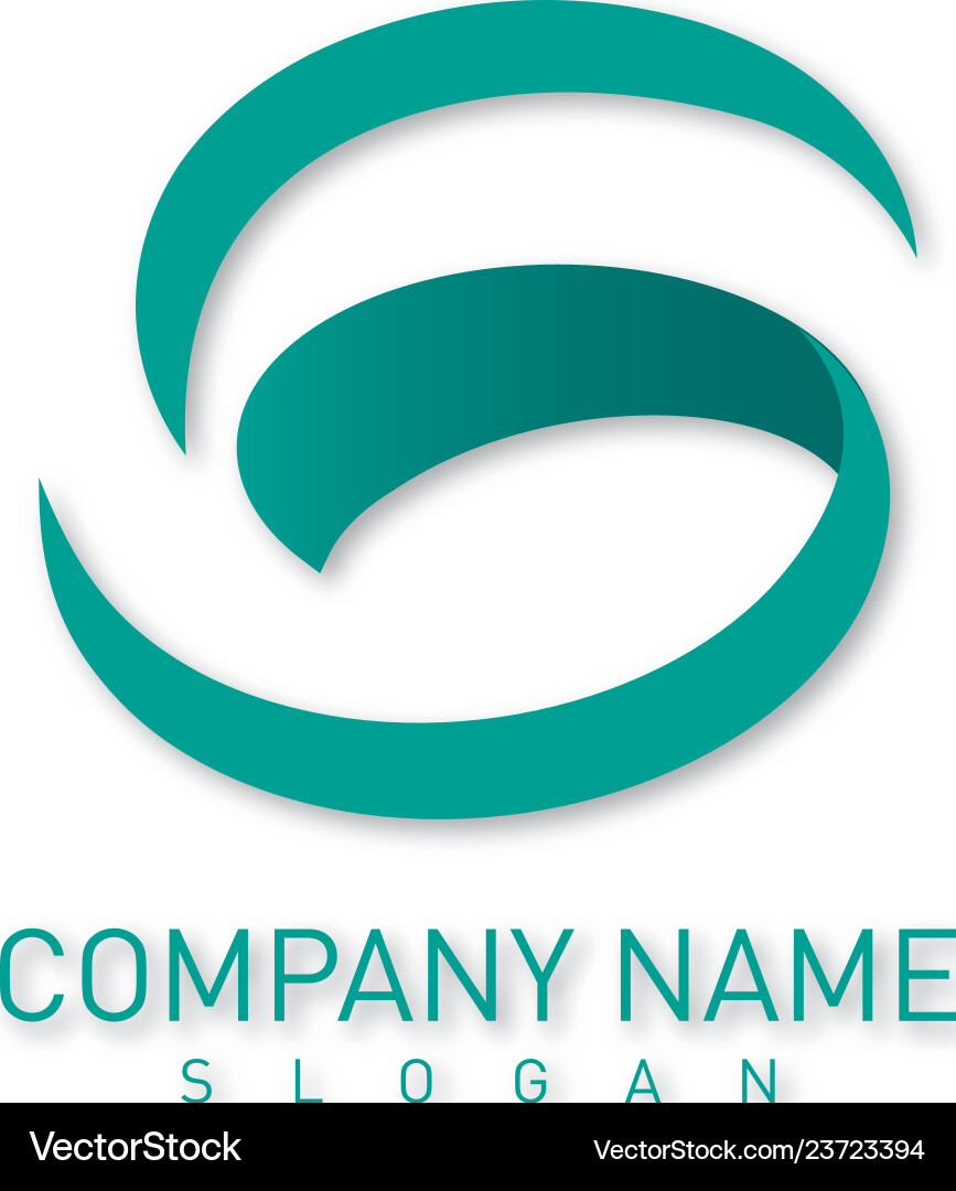 Letter s green logo Royalty Free Vector Image - VectorStock