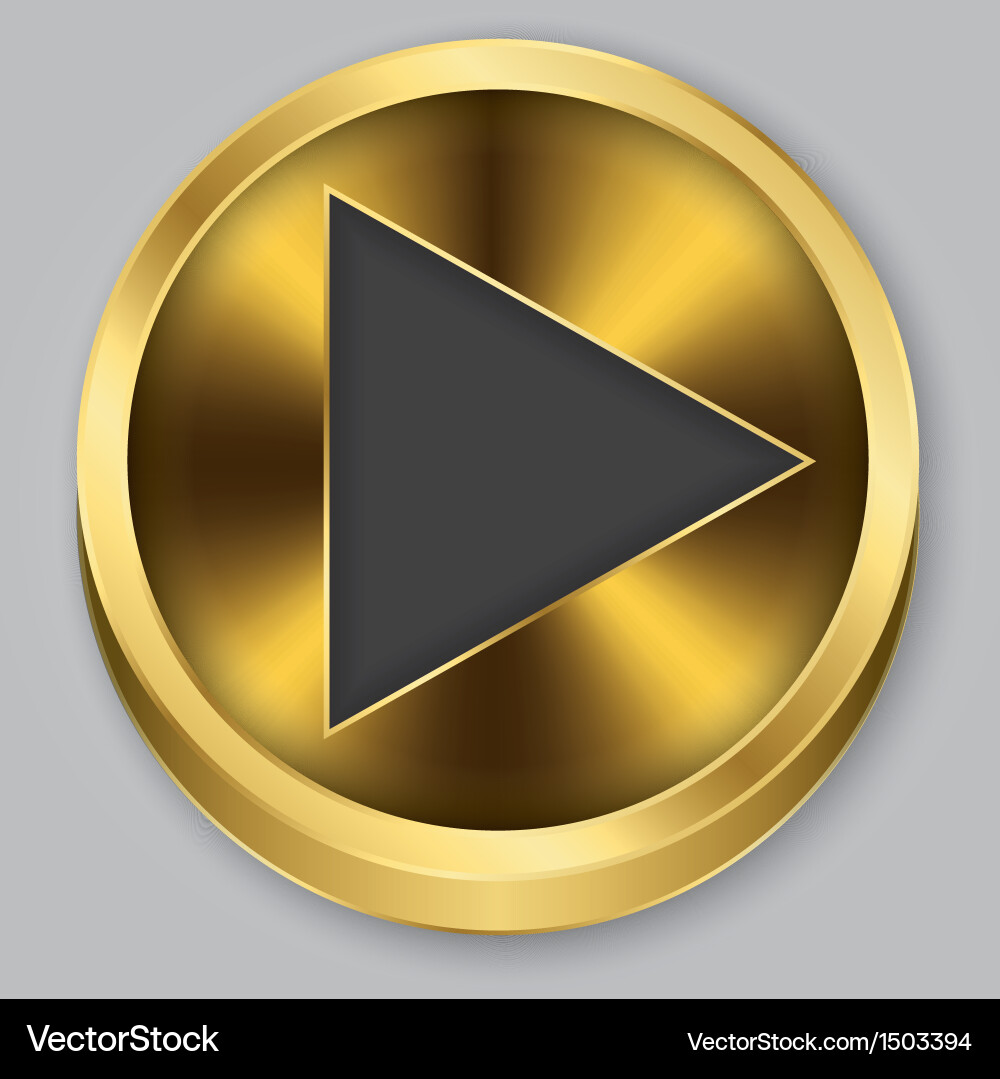 Play button Royalty Free Vector Image - VectorStock