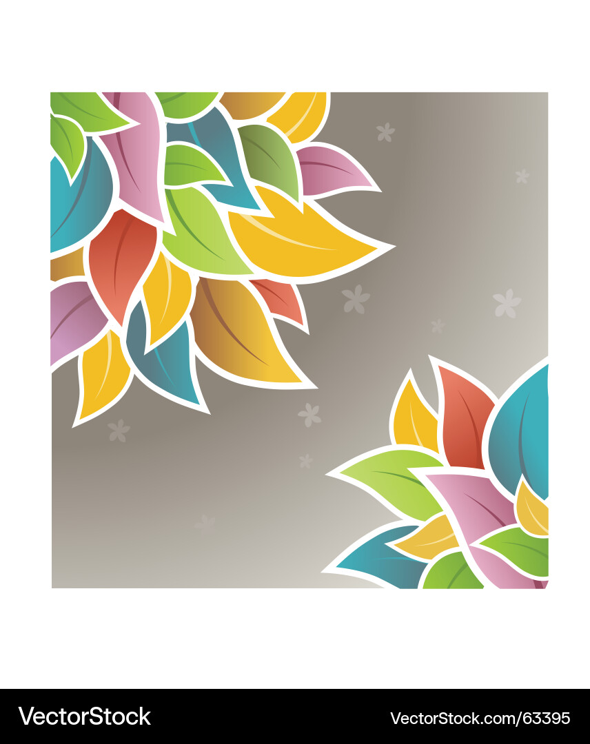 Floral Corner Pattern Royalty Free Vector Image