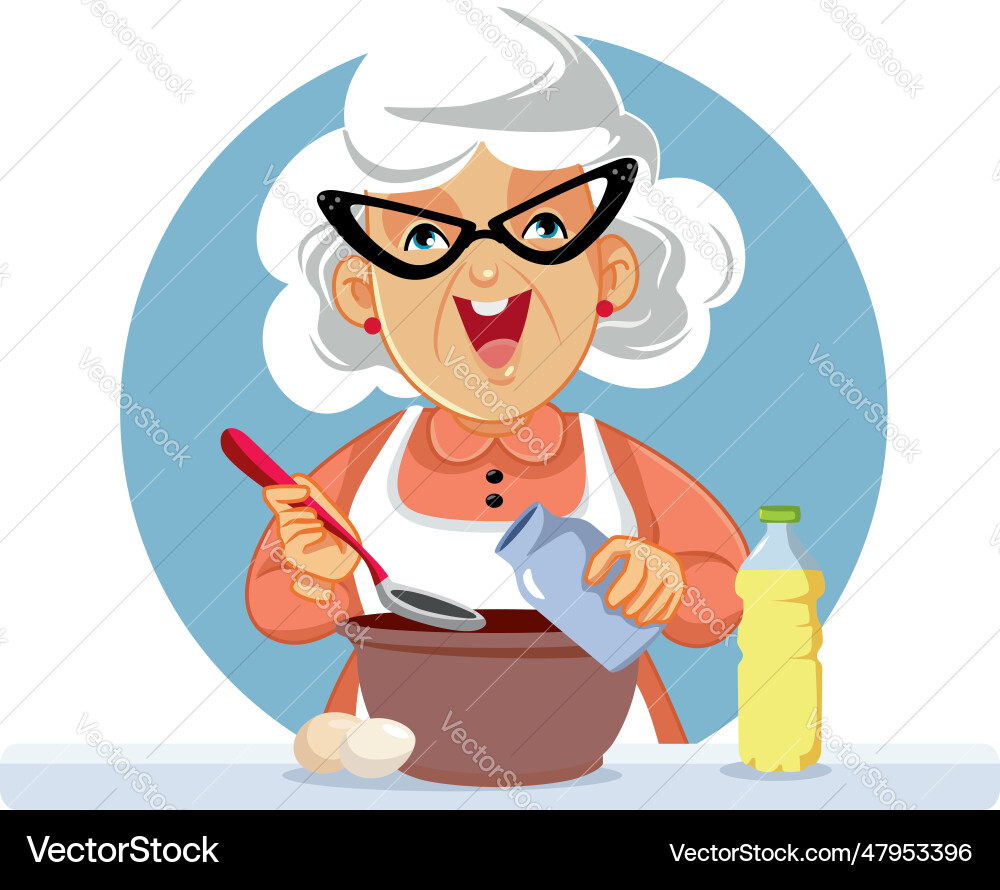 Grandma Cooking Clip Art