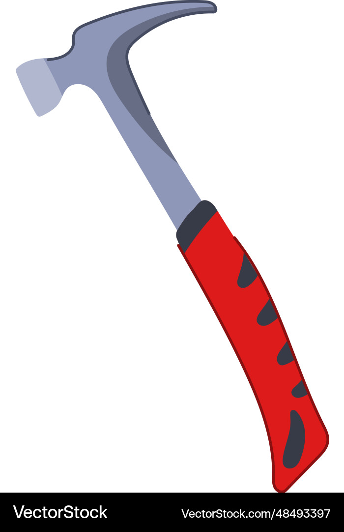 Construction hammer cartoon Royalty Free Vector Image
