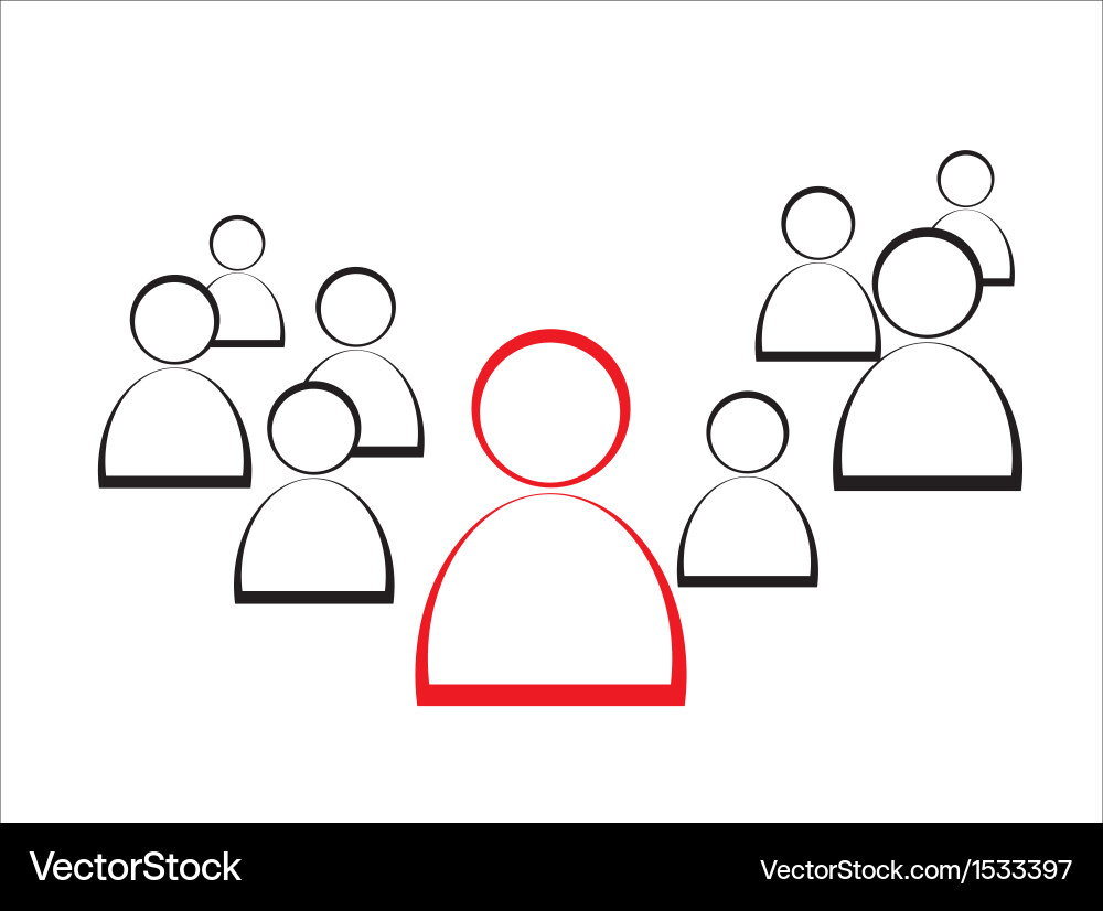 Human figures Royalty Free Vector Image - VectorStock