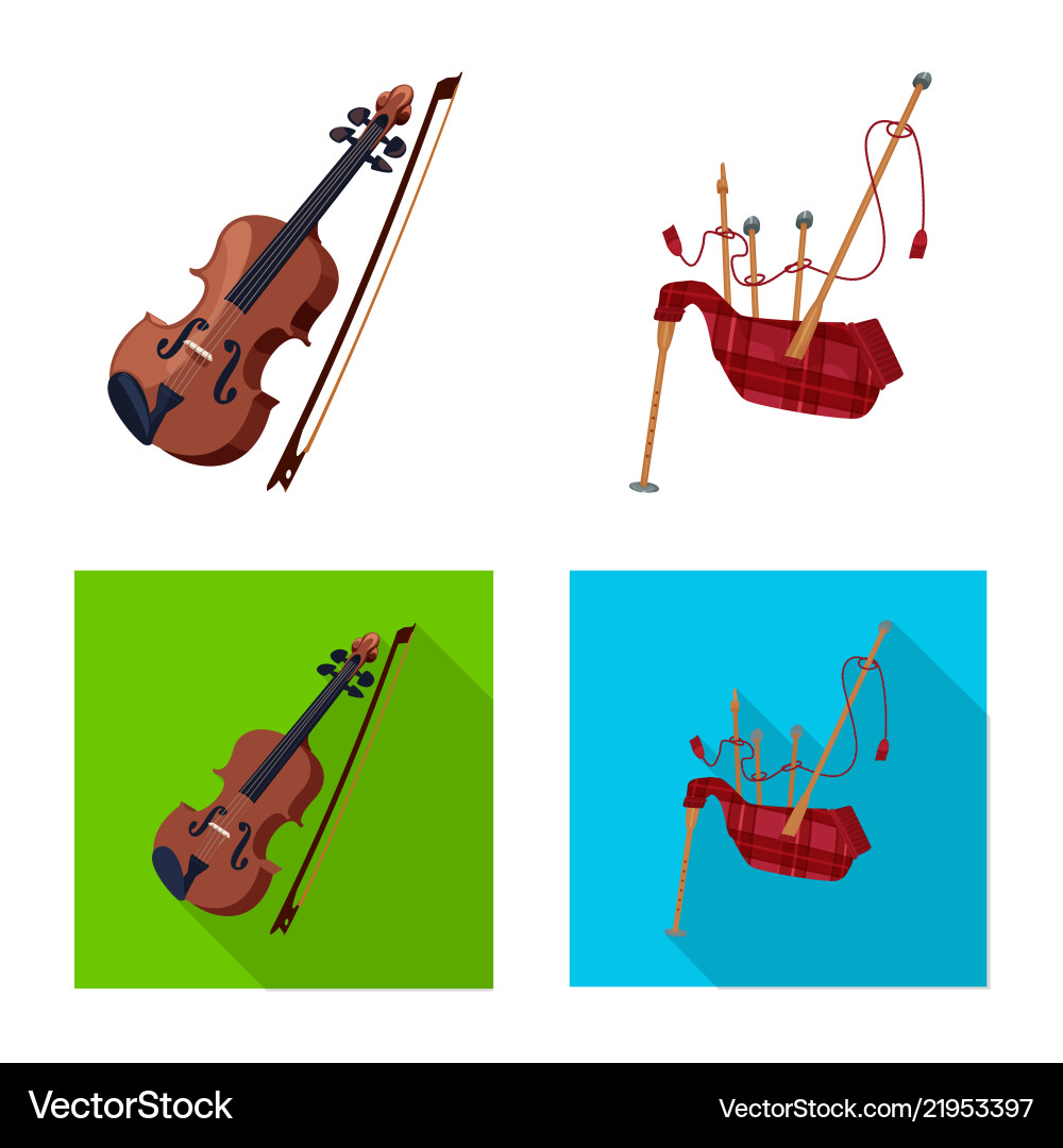 Music and tune symbol Royalty Free Vector Image