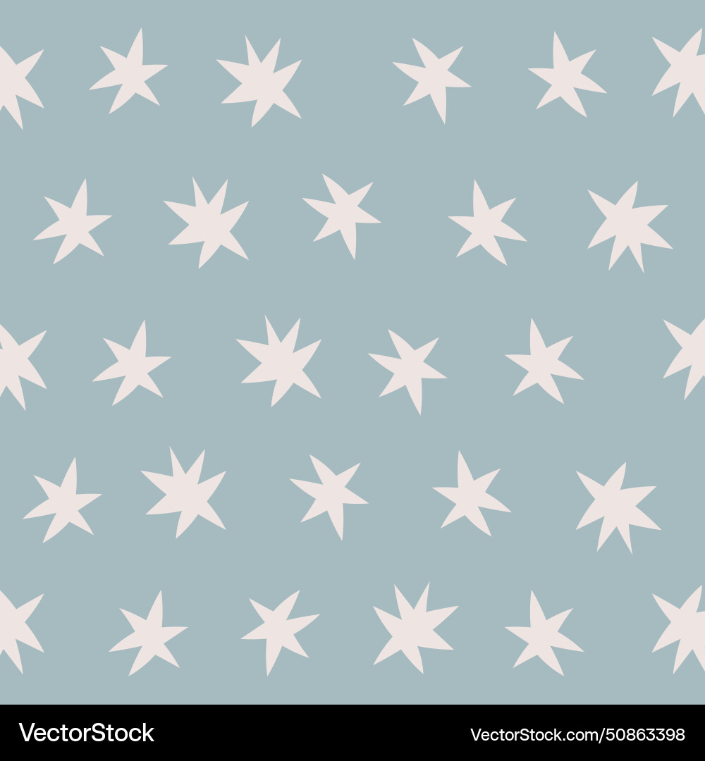 Abstract stars pattern background Royalty Free Vector Image