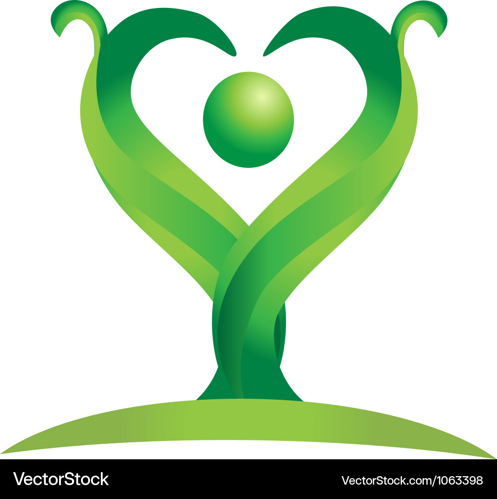 Green nature logo Royalty Free Vector Image - VectorStock