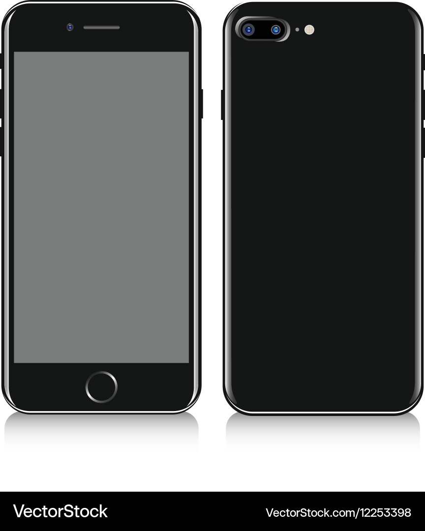 Iphone7plus Royalty Free Vector Image - VectorStock