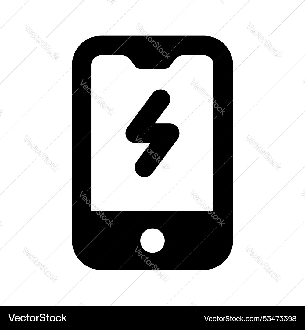 Mobile charging Royalty Free Vector Image - VectorStock