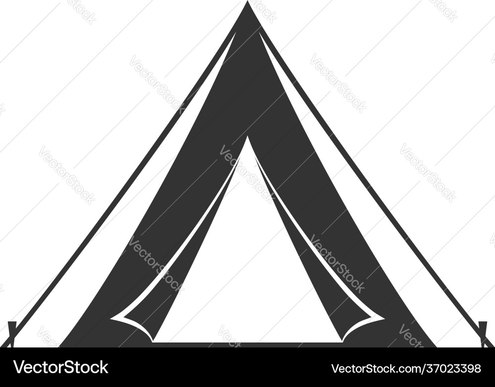 Tent icon Royalty Free Vector Image - VectorStock