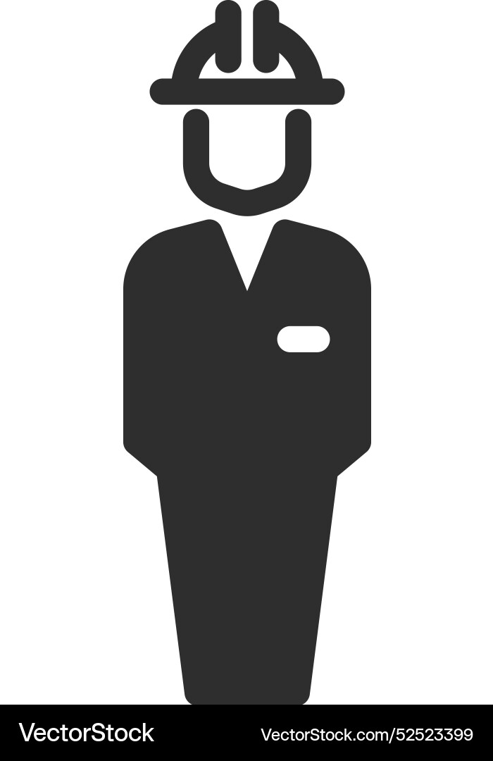 Engineer icon techician symbol porfessional Vector Image