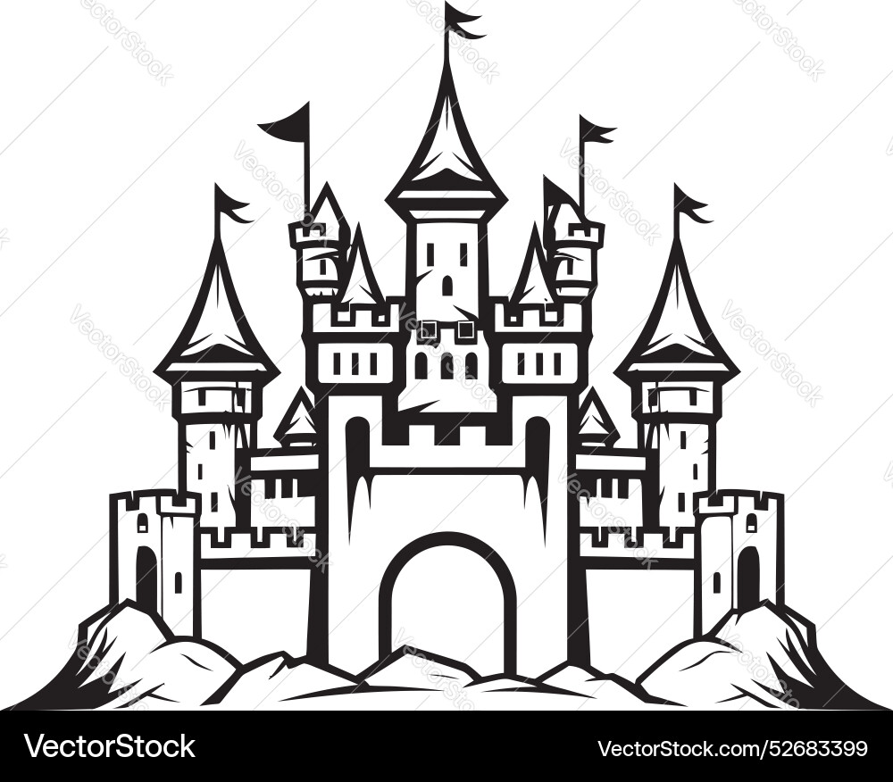 Mighty miniature iconic mini truck graphics Vector Image