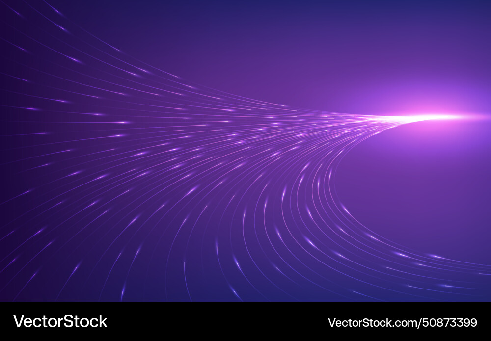 Optical fiber with information Royalty Free Vector Image