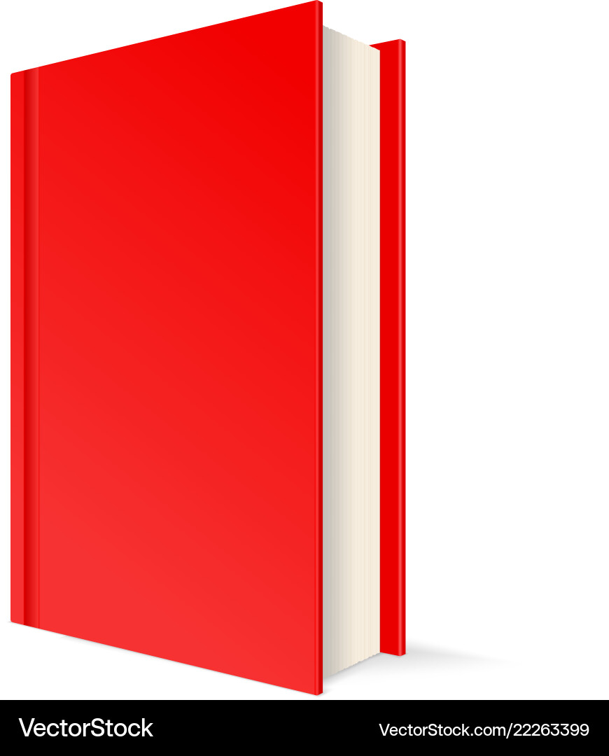 Red book Royalty Free Vector Image - VectorStock