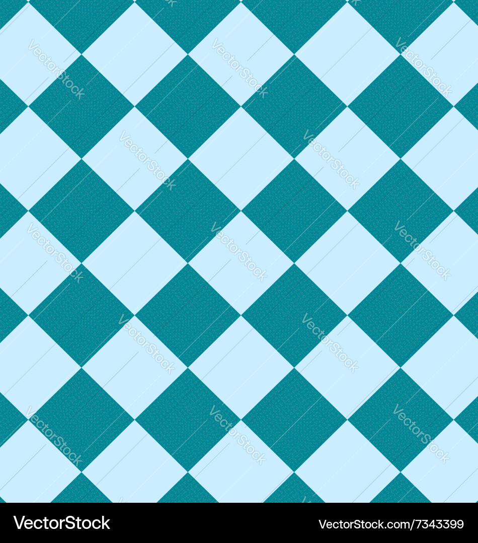 Seamless blue checkered pattern Royalty Free Vector Image