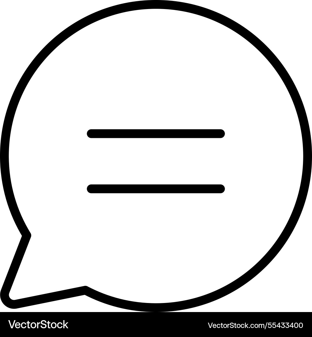 Chat symbol Royalty Free Vector Image - VectorStock