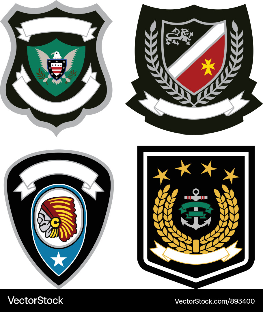 Emblem badge design Royalty Free Vector Image - VectorStock