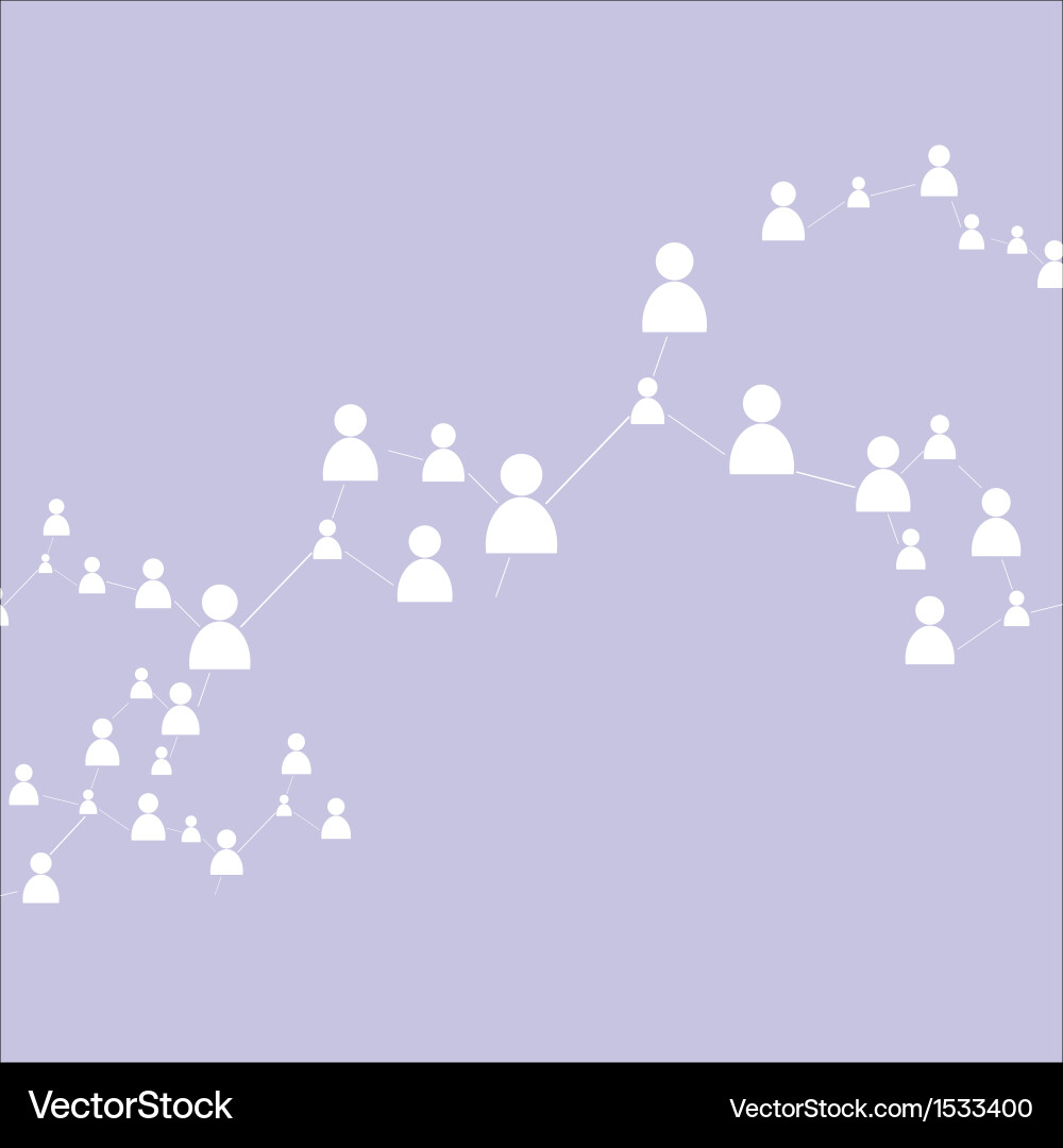 Human connection Royalty Free Vector Image - VectorStock