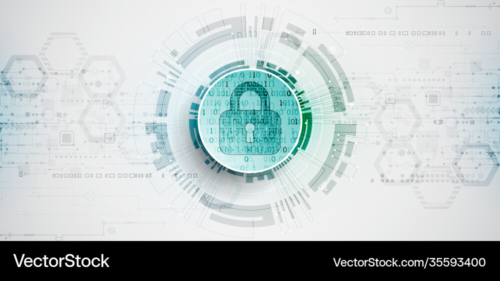 Schutzkonzept Schutzmechanismus System Lizenzfreier Vektor