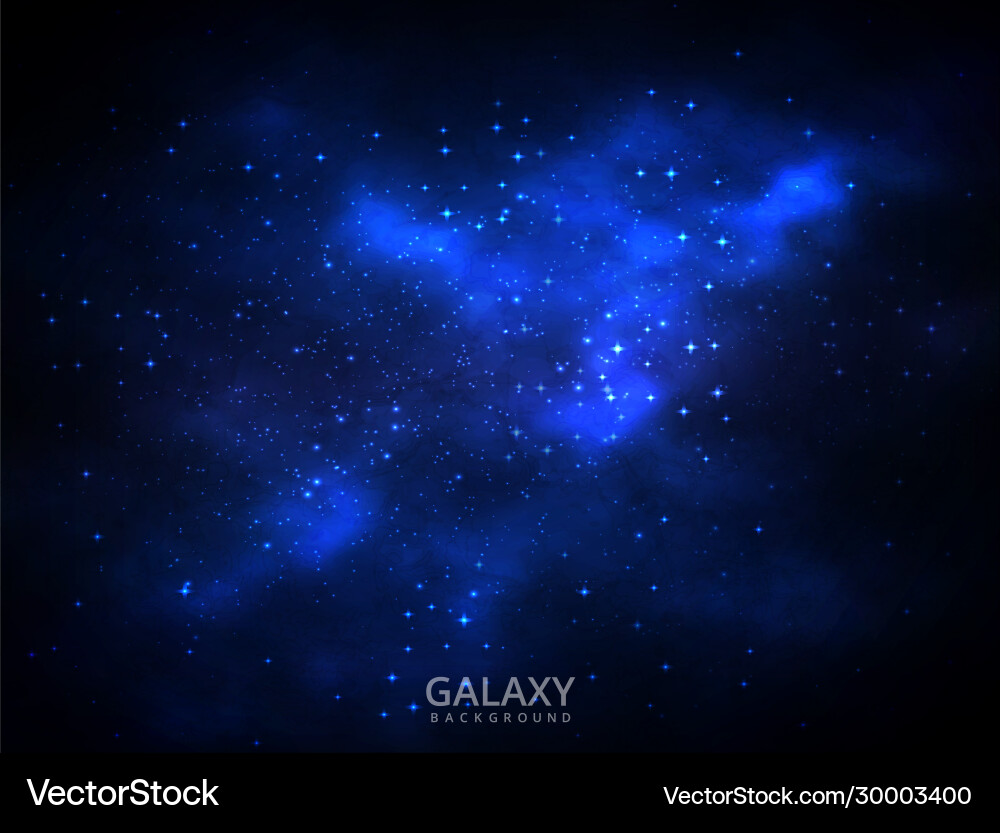 Stunning Galaxy Background Royalty Free Vector Image