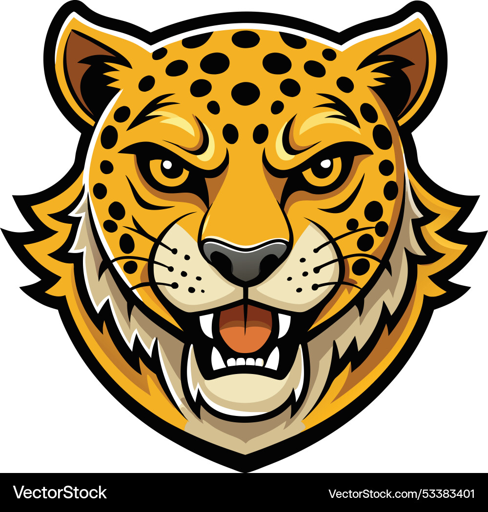 Jaguar mascot logo Royalty Free Vector Image - VectorStock