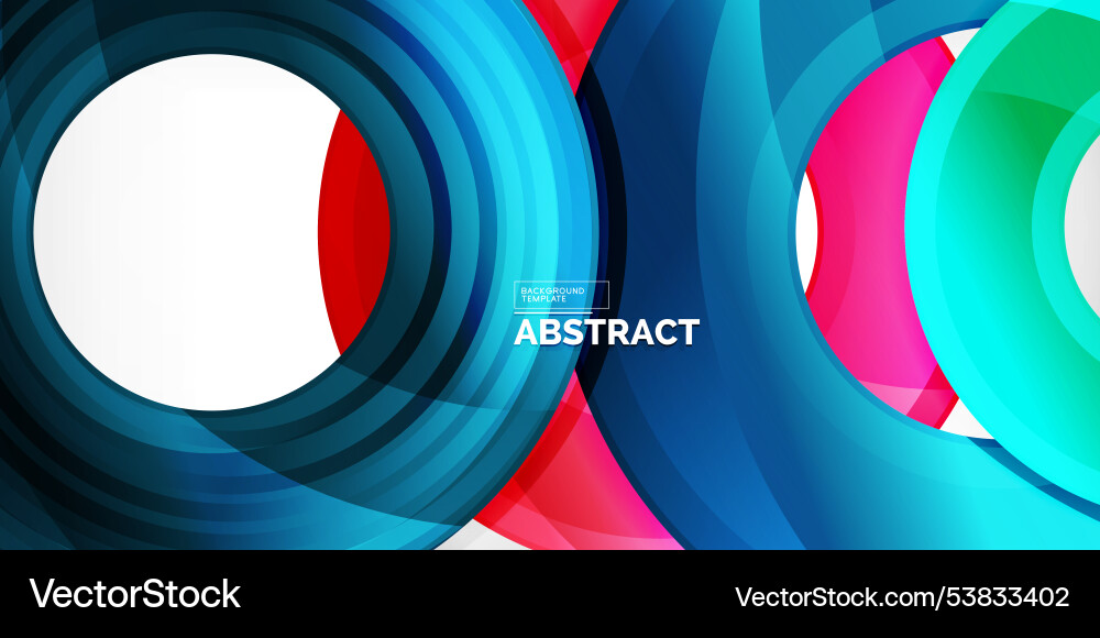 Circles round elements ring shapes premium Vector Image