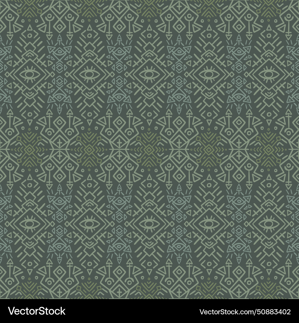 Tribal seamless patterns inspired Royalty Free Vector Image