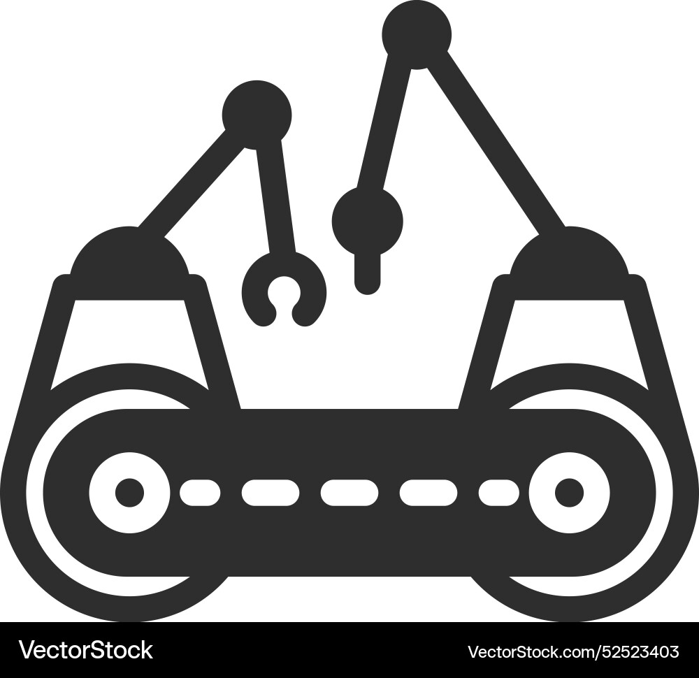 Automatic factory machinery mechanical industry Vector Image