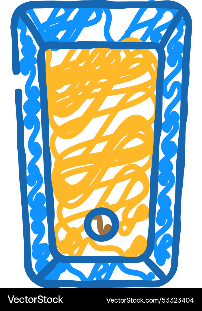 Bath top view icon doodle Royalty Free Vector Image