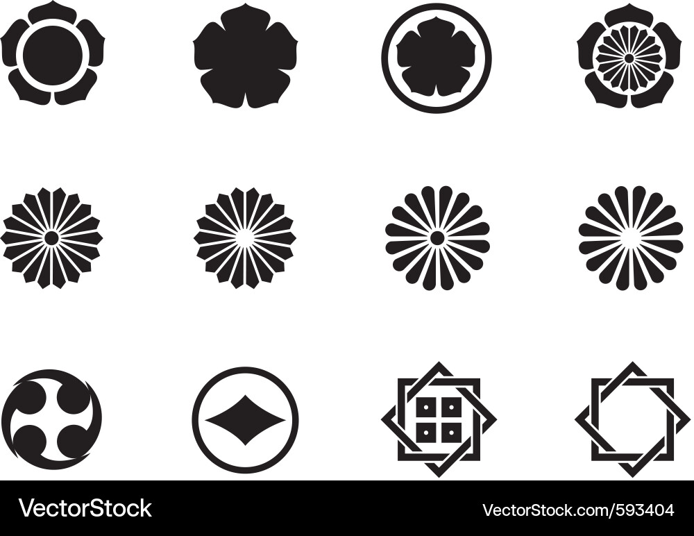 Japanischer Mon Vector Images (41)