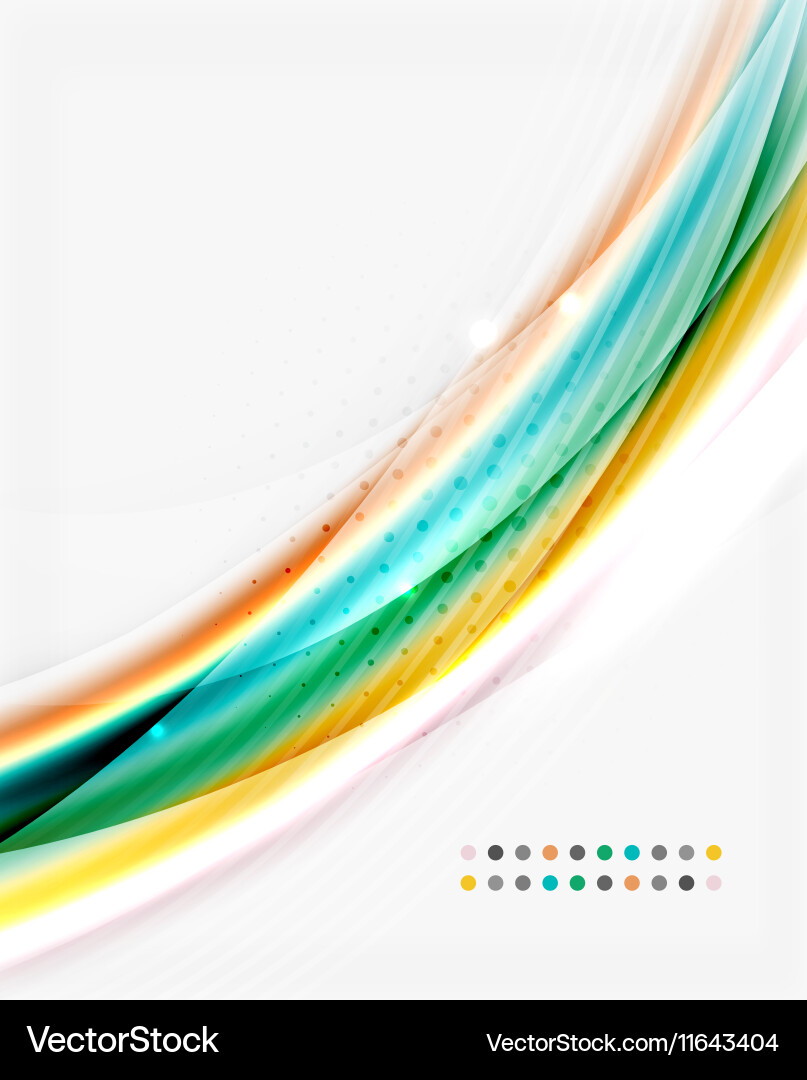 Translucent wave line business Royalty Free Vector Image