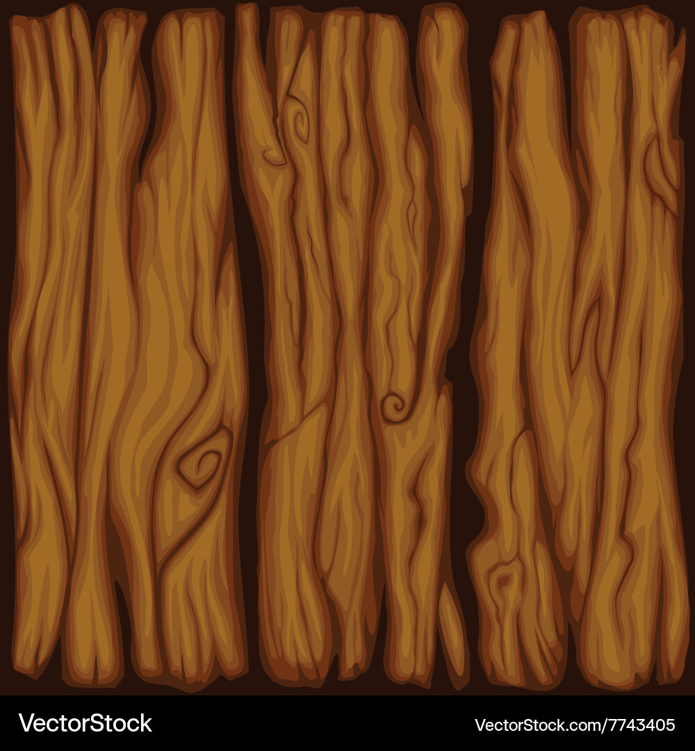 Cartoon wood board texture Royalty Free Vector Image