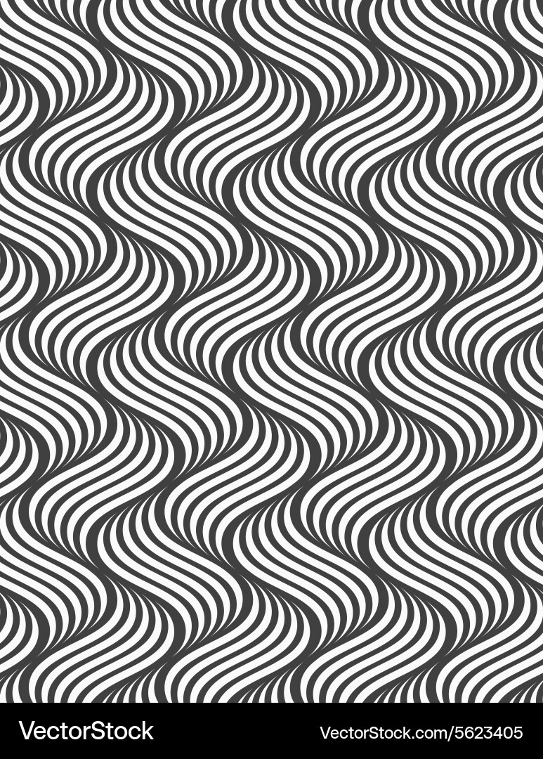 Gray Striped Ripples Pattern Royalty Free Vector Image