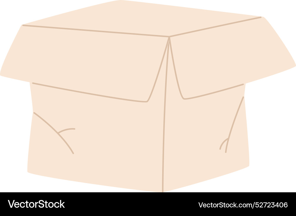 Paper box icon Royalty Free Vector Image - VectorStock