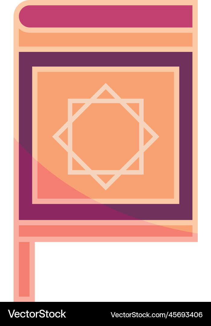 Quran book holy Royalty Free Vector Image - VectorStock