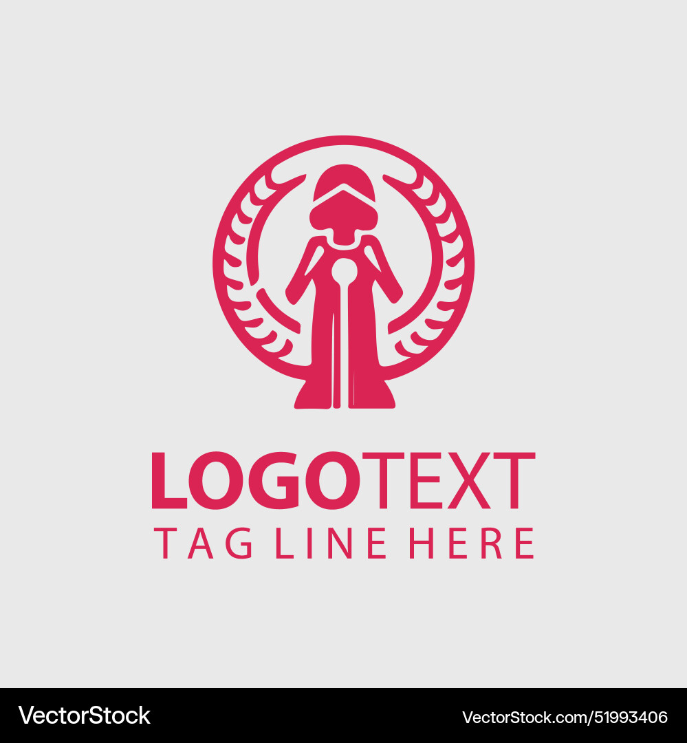 Women justice logo Royalty Free Vector Image - VectorStock