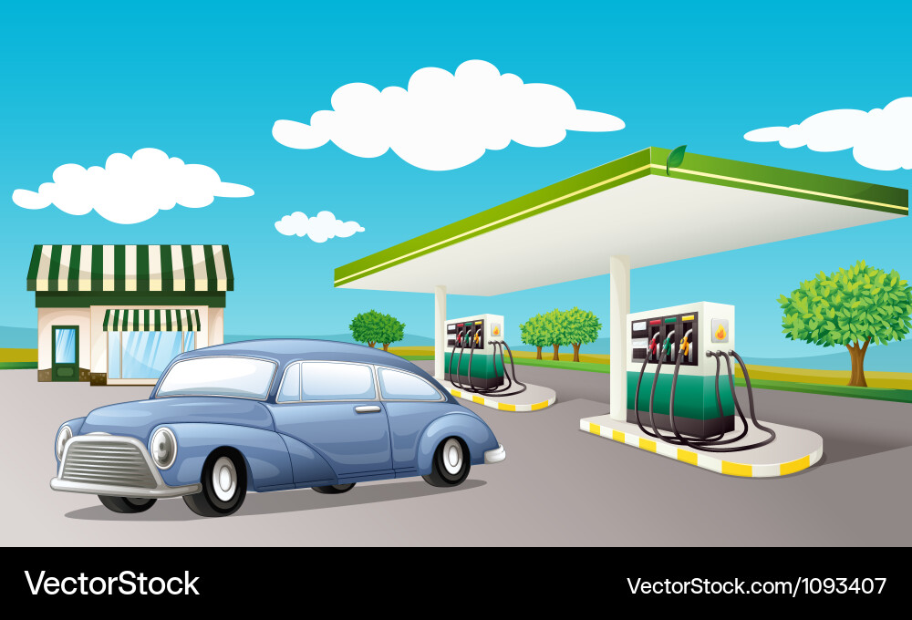 Gas stain Royalty Free Vector Image - VectorStock