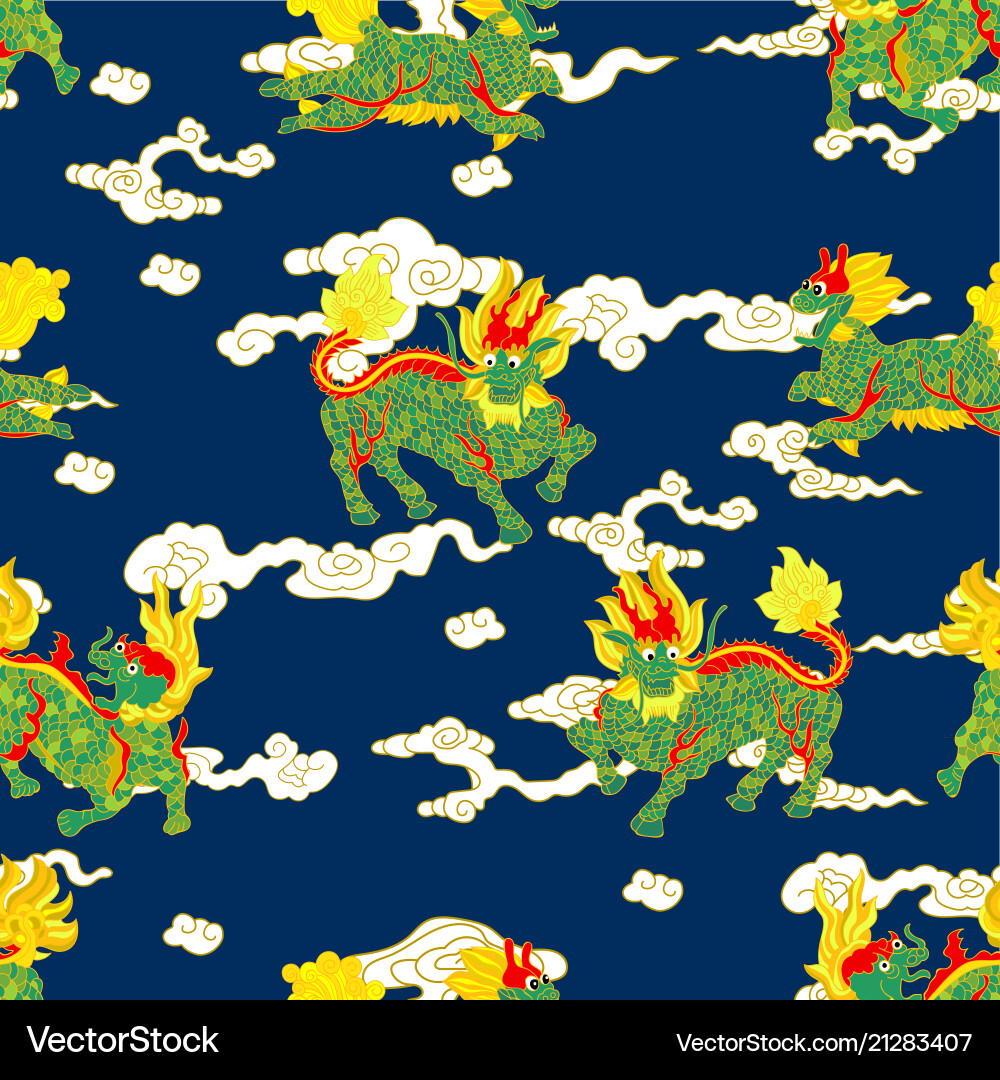 Kirins Royalty Free Vector Image - VectorStock