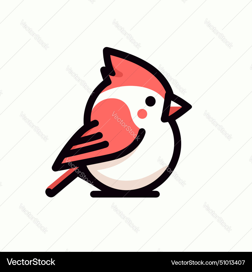 Simple birdy icon Royalty Free Vector Image - VectorStock