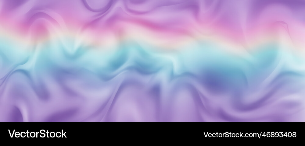 Abstract color rainbow gradient background wavy Vector Image